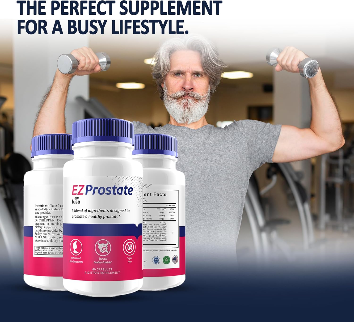 (2 Pack) EZ Prostate Advanced Prostate Support Supplement Capsules, EZ