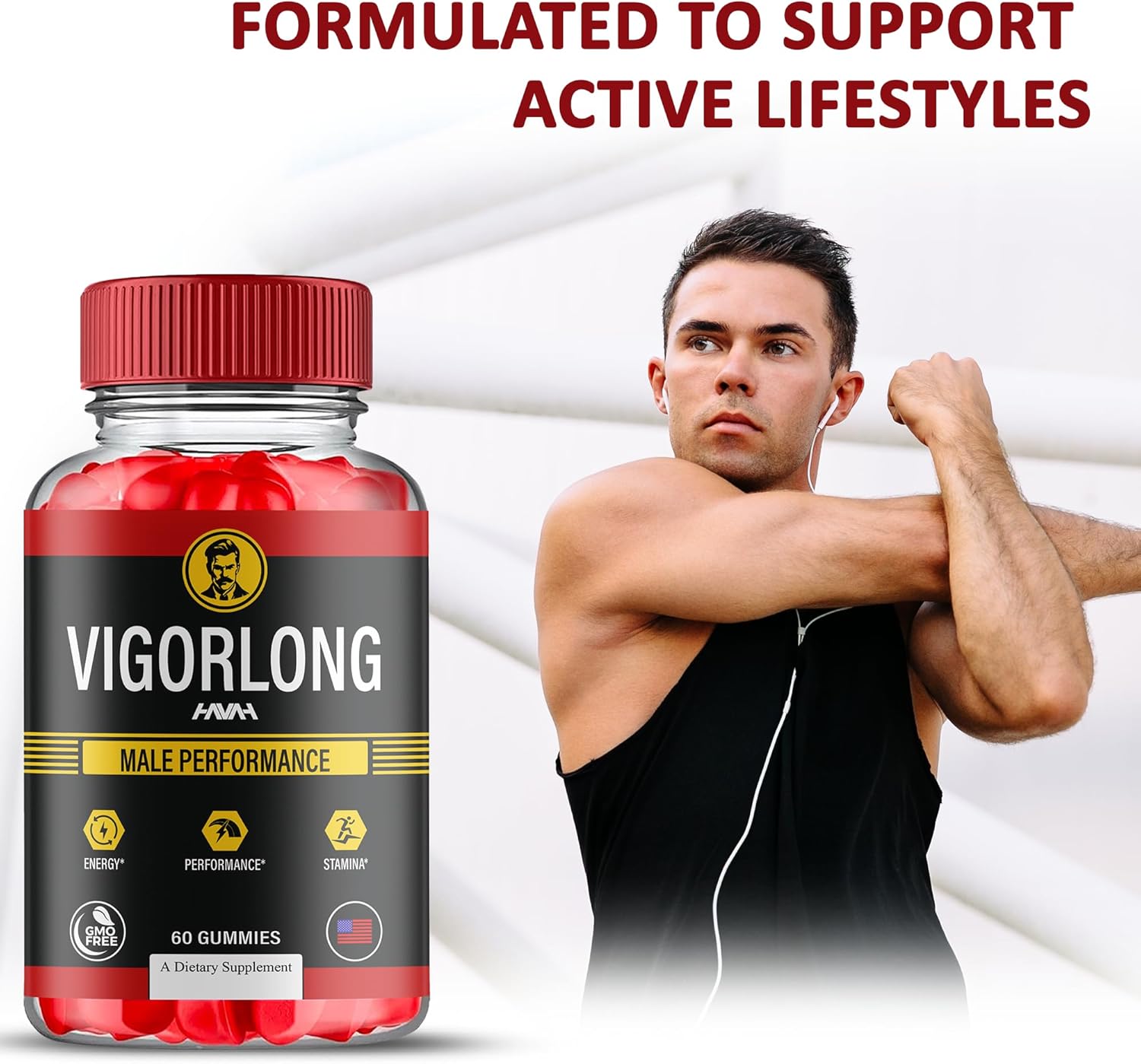 (3 Pack) Vigorlong Maximum Strength Performance Gummies Vigorlong Gumm