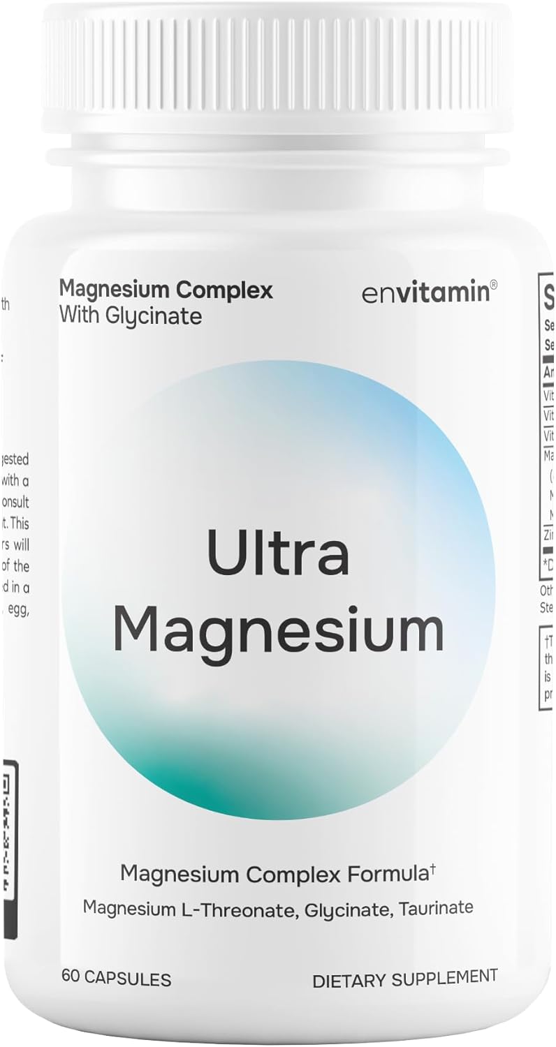 Ultra Magnesium 1700mg - from Magnesium Glycinate, L-Threonate & Tauri